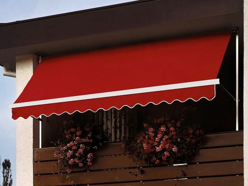 Privacy and attenuation of light in an attractive Drop-Arm Awning by Warema - Shade Factor